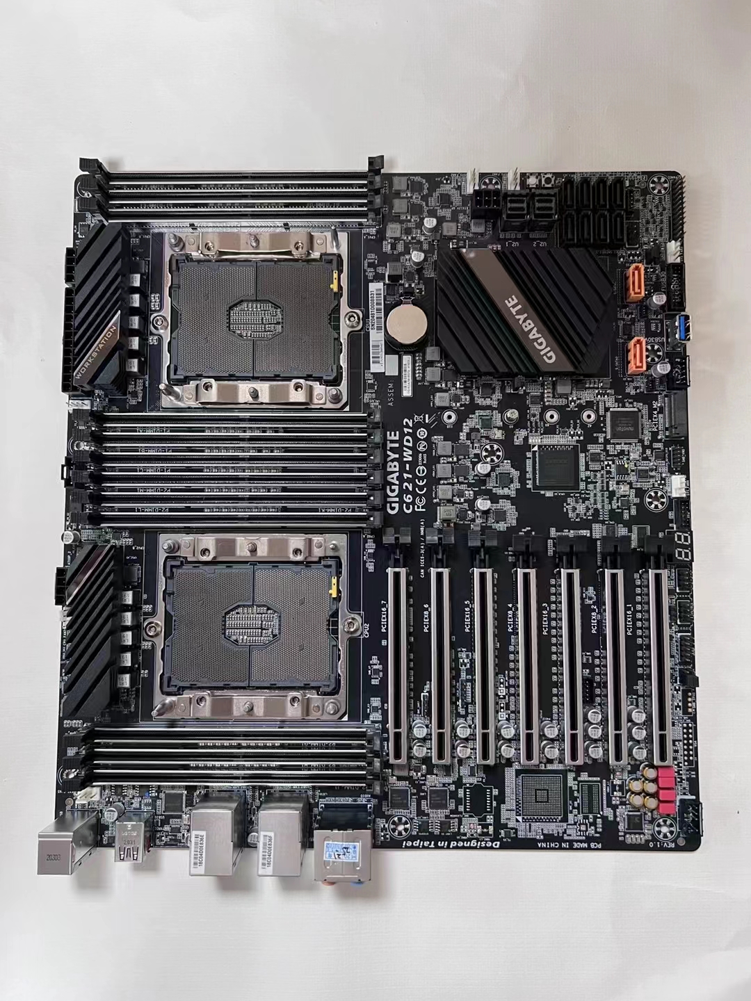 Gigabyte/技嘉 C621-WD12双路LGA3647服务器工作站主板高功率CPU-淘宝网