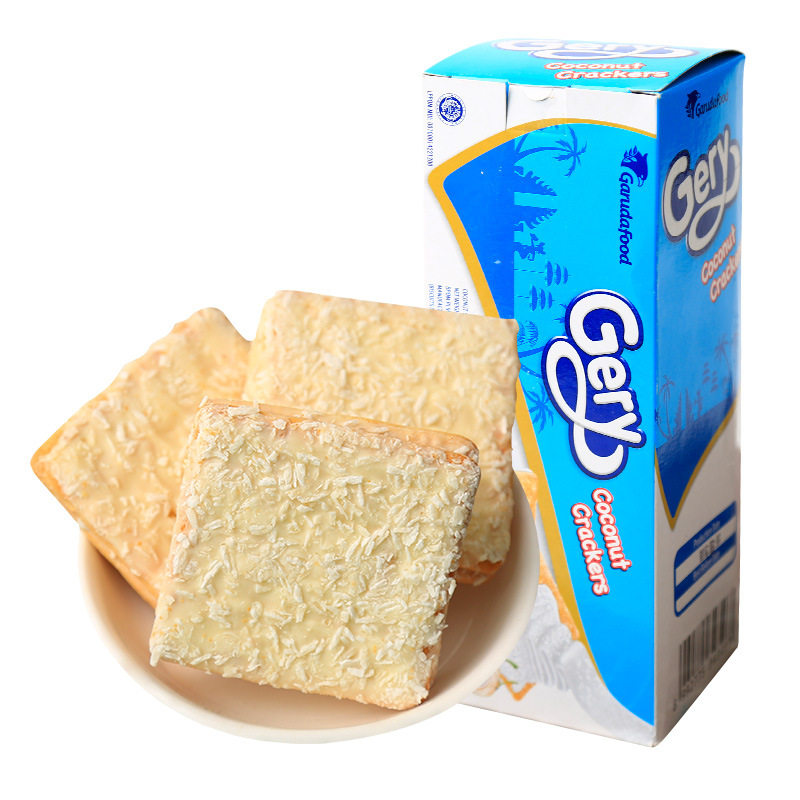 [USD 11.67] Indonesian Gery zesty cheese sandwich biscuits 220g*3 boxes ...