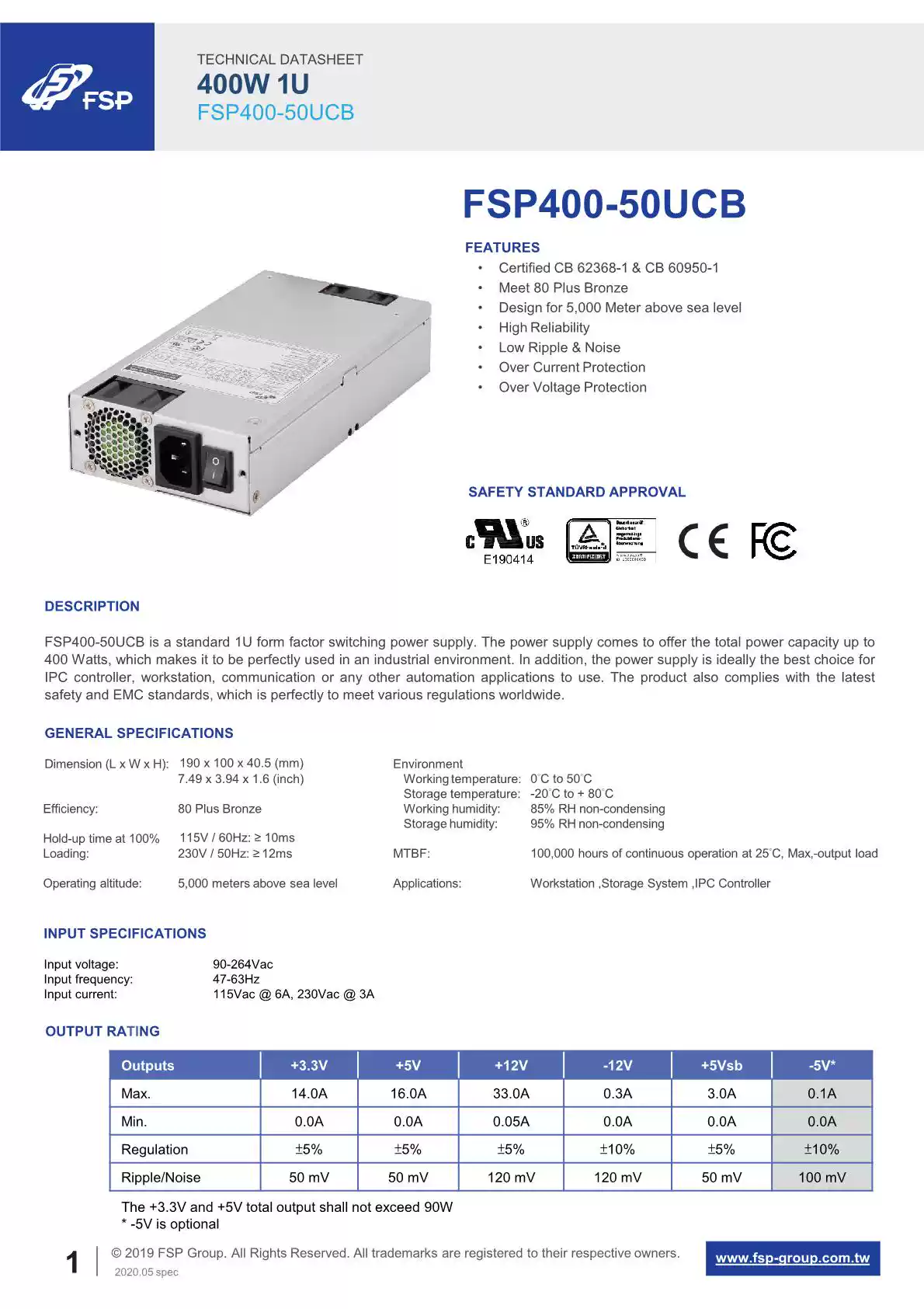 電源#全漢FSP700-801UK伺服器700W工作站80PSA(SK) 50RAB 90MPB