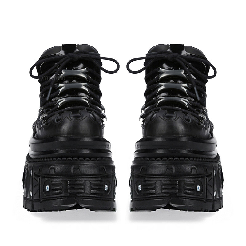 Ayustong Thick-Soled Shoes for Men and Women, Punk Style Height ...