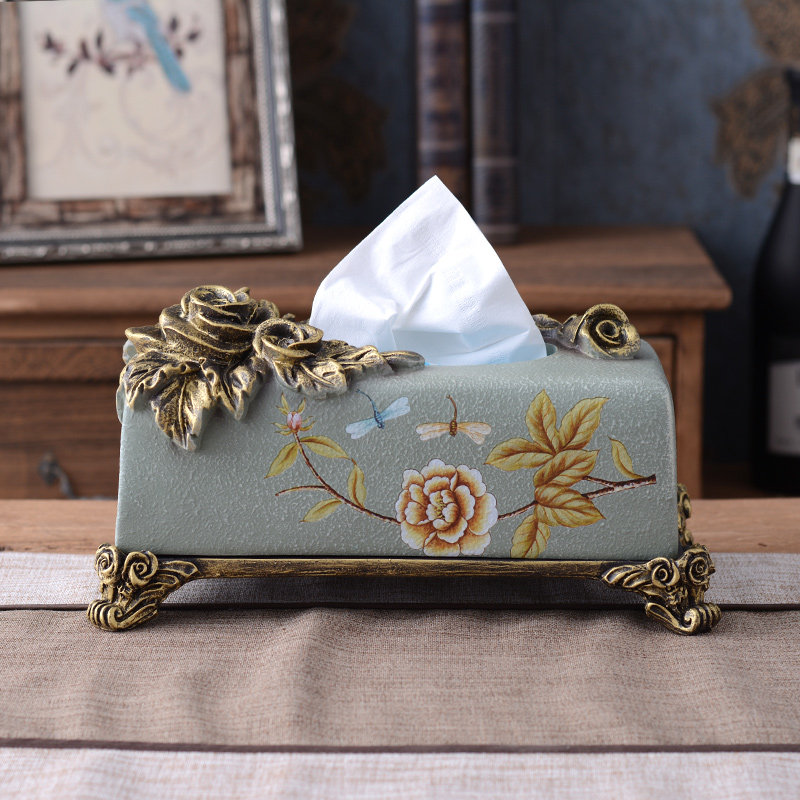 European-style multi-function tissue box Living room removable toilet ...