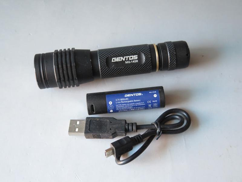 Second-hand Japanese brand GENTOS LED Flashlight MG-145R MG-186R MG-286R