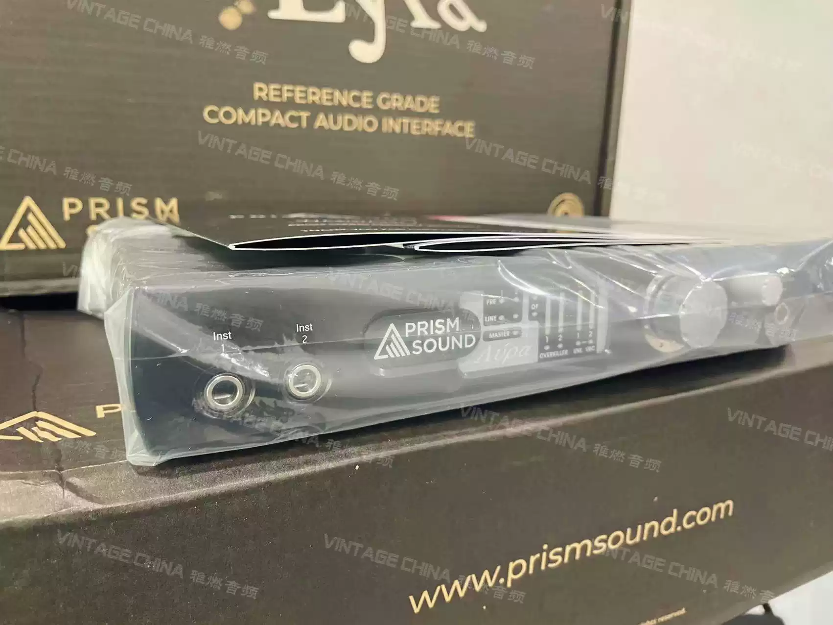 Prism Sound 天琴座USB音效介面 Lyra2黑色直播声卡