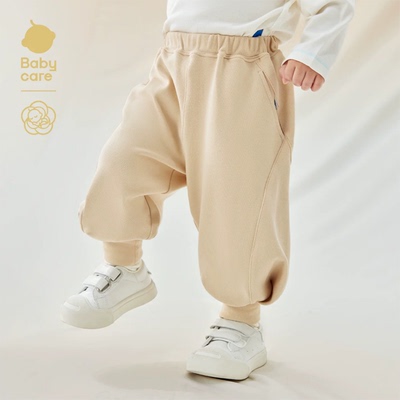 babycare山茶花儿童裤秋冬工装裤