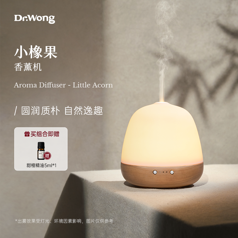 Dr. wong "little acorn" aroma diffuser: 8 hours of aromatic magic to ...
