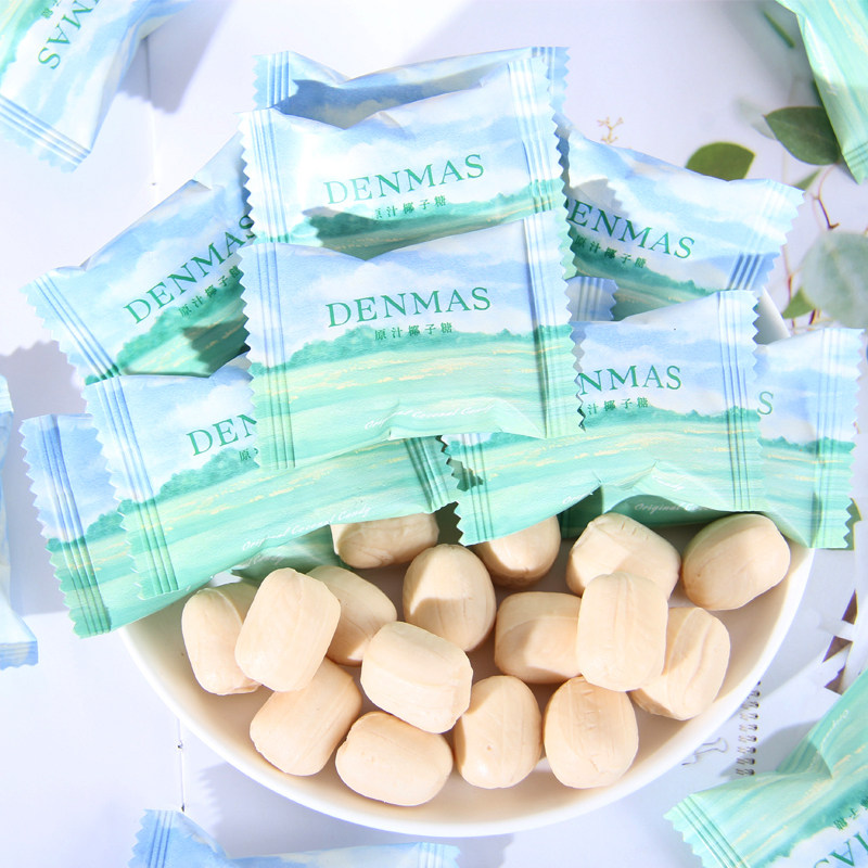 英国DENMAS丹玛仕原汁椰子糖夹心牛奶糖硬糖为何成为结婚喜糖果招待首选？-喜糖-淘宝好物网