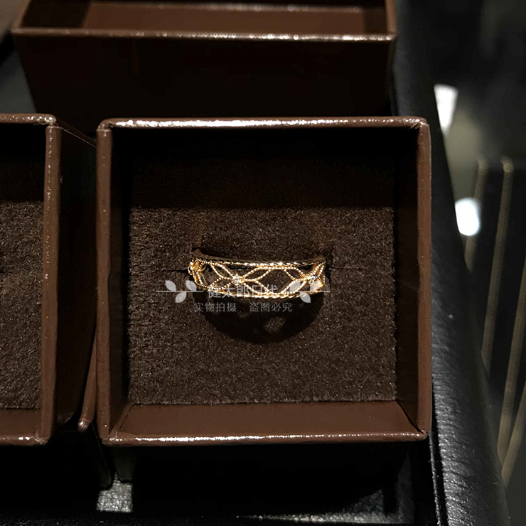 #日本代购 agete 阿卡朵 复古 10k金钻石镶嵌镂空雕花 戒指-Taobao Vietnam