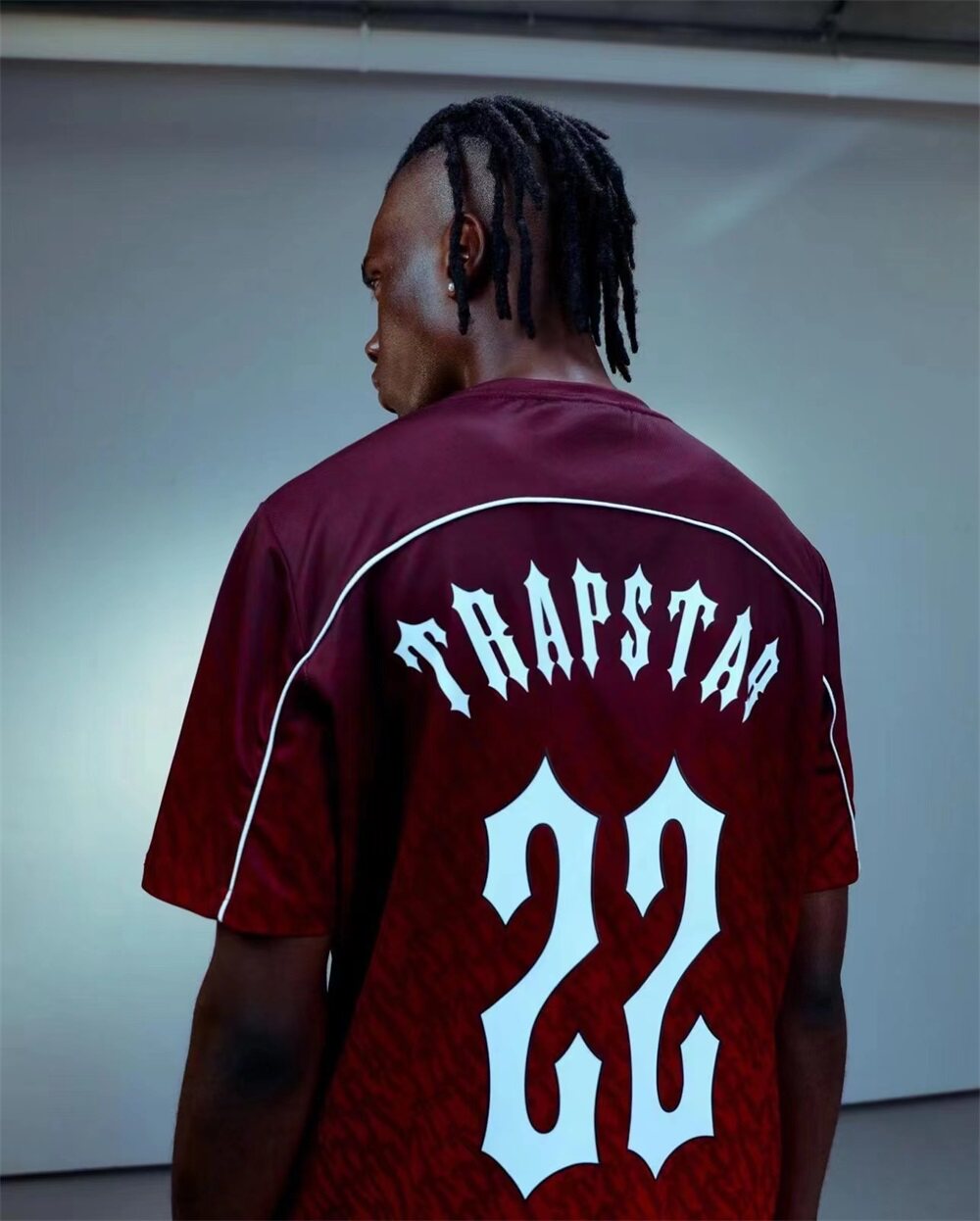 Trapstar Monogram Football Jersey Summer Loose Relaxed Quick Dry Short ...