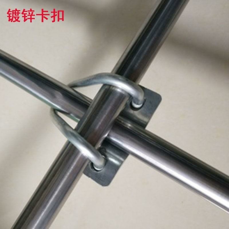 Galvanized Cross U type buckle fixing steel tube Cawl fastener ...
