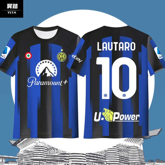 23-24 season Inter Milan team uniform football clothes Lautaro quick ...