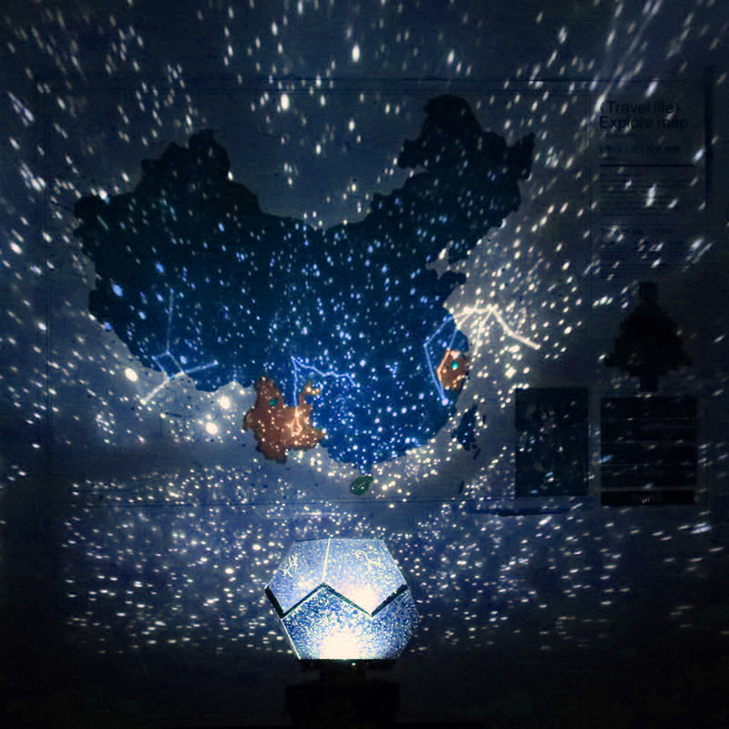 Star light projection starry star room bedroom proposal scene layout ...