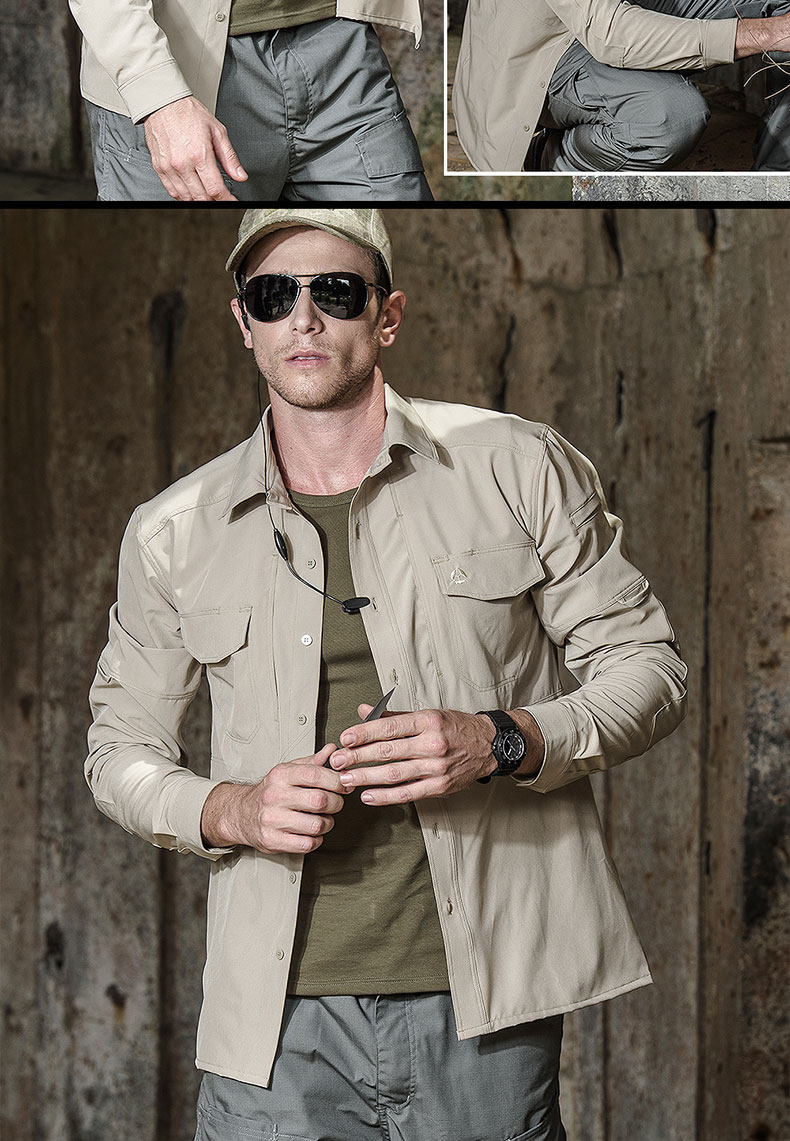 Huanlong Outdoor Agent Clothing Summer Tactical Quick-Drying Shirt Long ...