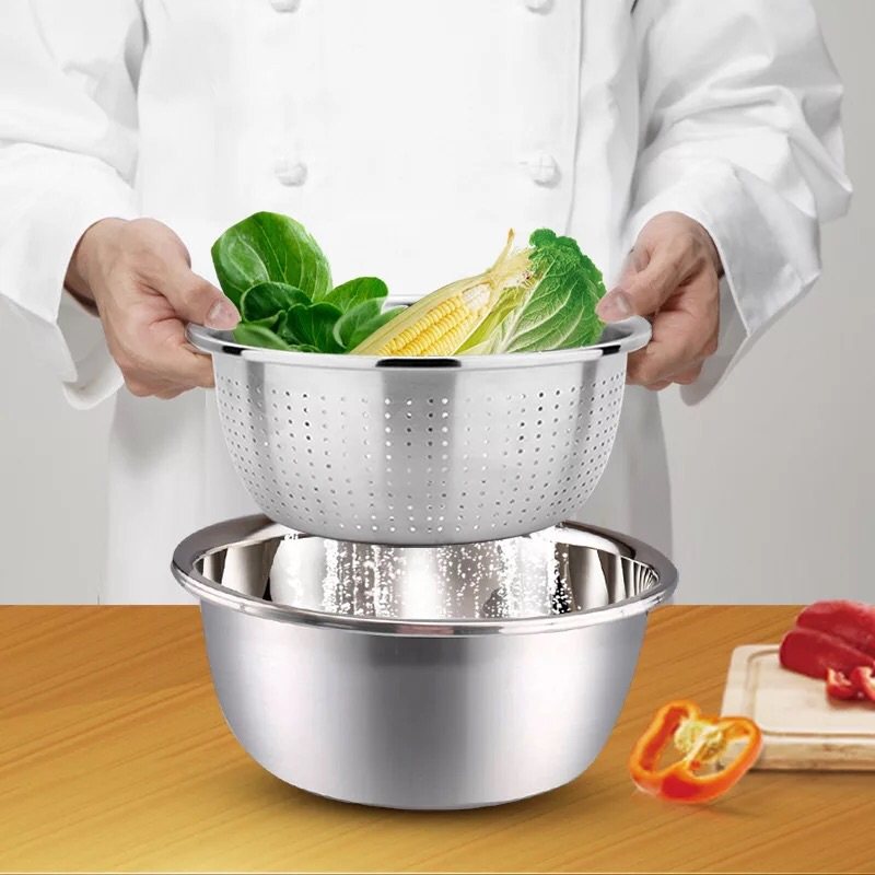 Haifa extra-thick stainless steel rice washing basin washing basin and ...