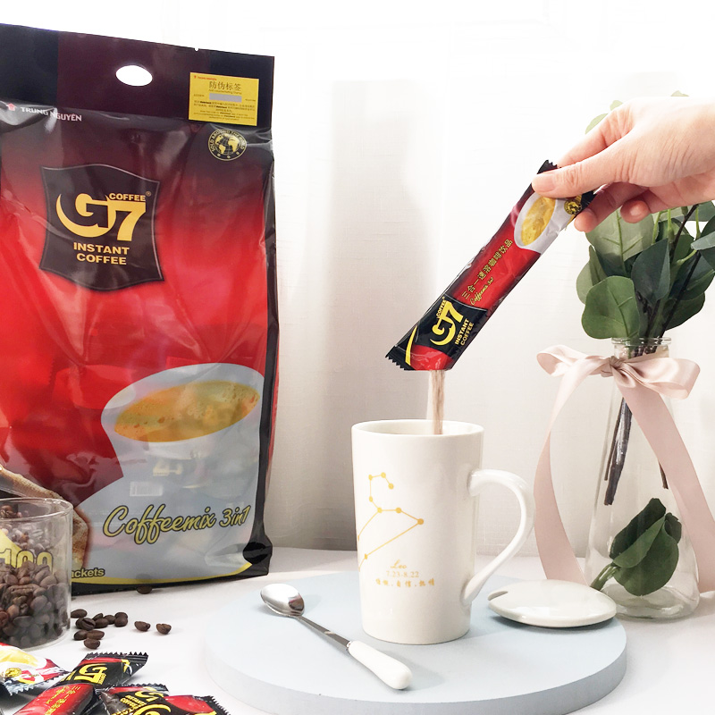 🌟【提神醒脑】g7咖啡官方旗舰店原味100条装1600g越南进口三合一速溶，你的活力源泉☕️-速溶咖啡-淘宝好物网