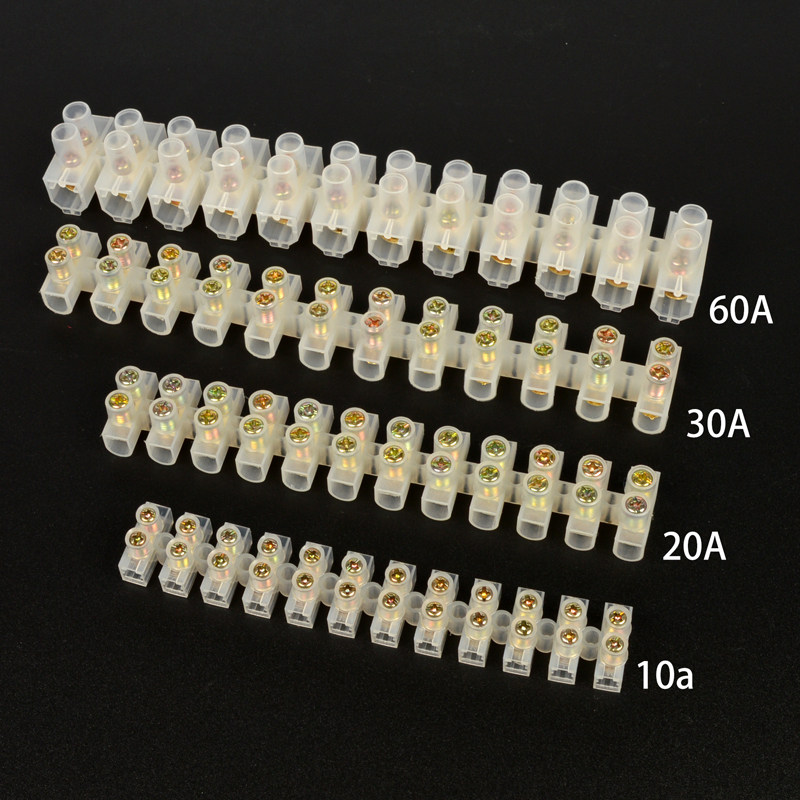 [USD 6.88] 72 Bit Nylon Terminal Wire Connector Plastic Pillar Terminal ...