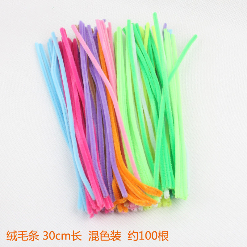[USD 6.85] Twisted stick Color flash hair furry furry furry wire fetal ...