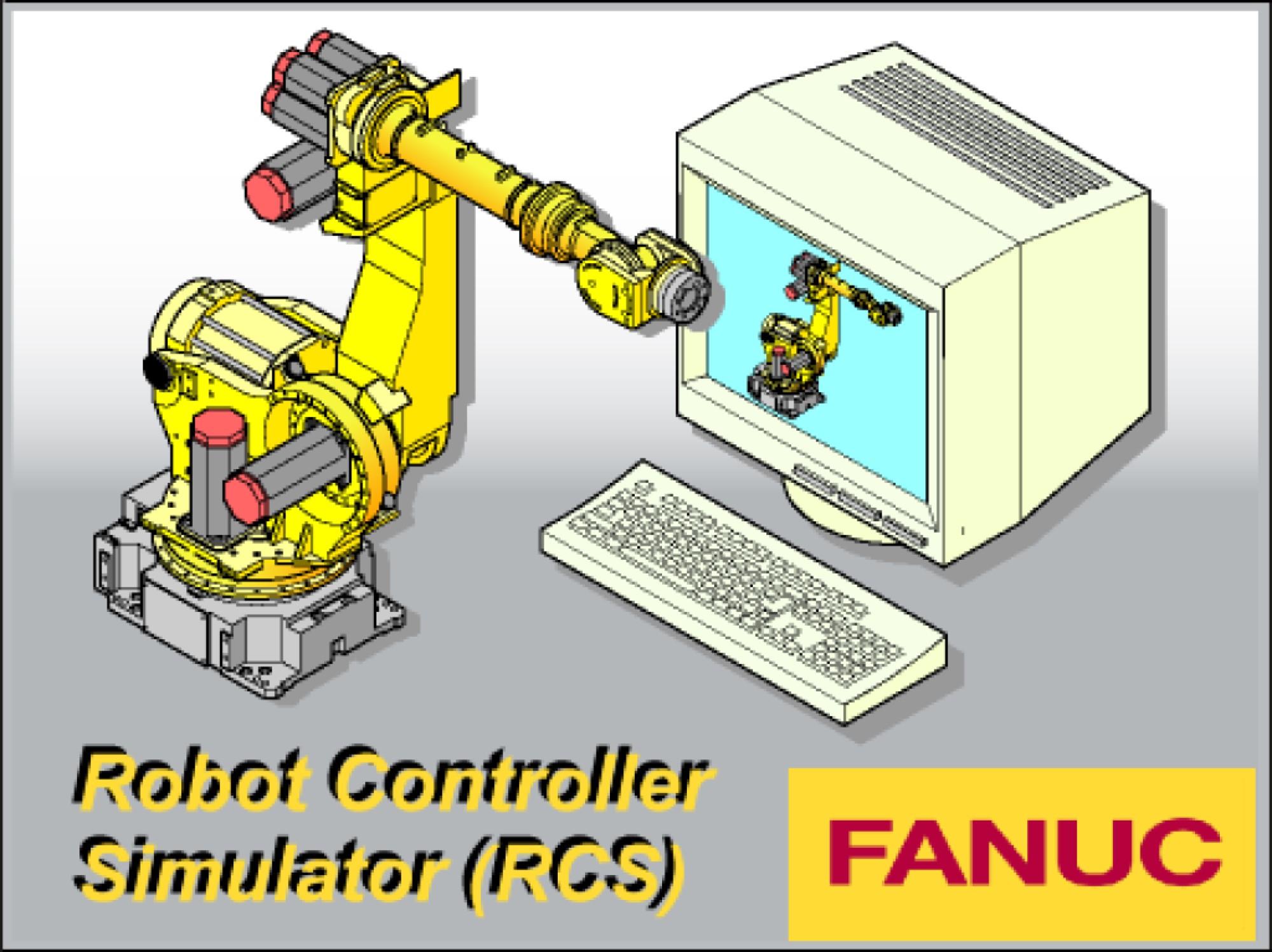 PDPS Fanuc 发那科机器人RCS模块安装包有许可轨迹仿真