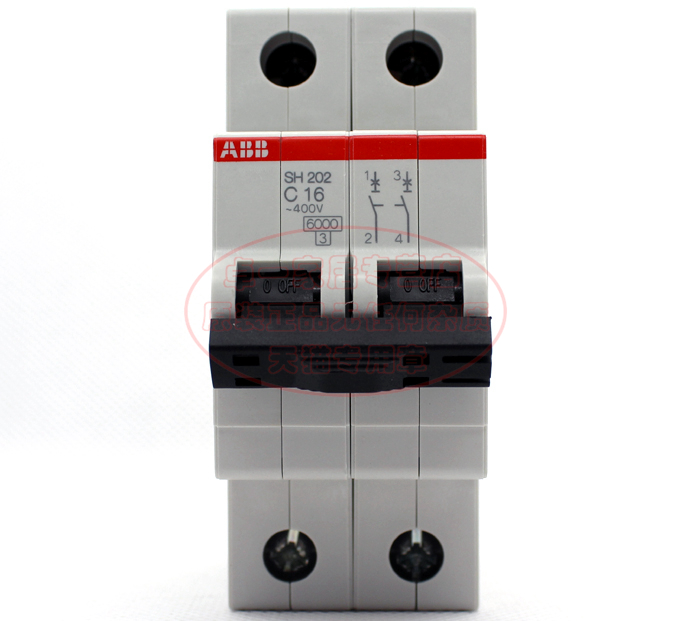 ABB (Beijing) miniature circuit breaker SH202-C16 two-phase air open 2P 16A type C