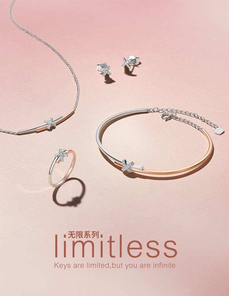 TSL Xie Ruilin Infinite Series 18K Gold Diamond Earrings Kameymall ...