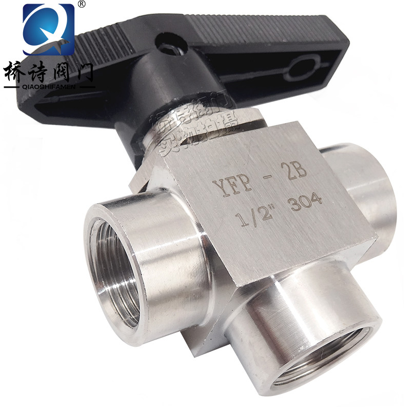 [USD 17.19] 304 Emulation Tee Ball Valve Stainless Steel Inner Wire ...
