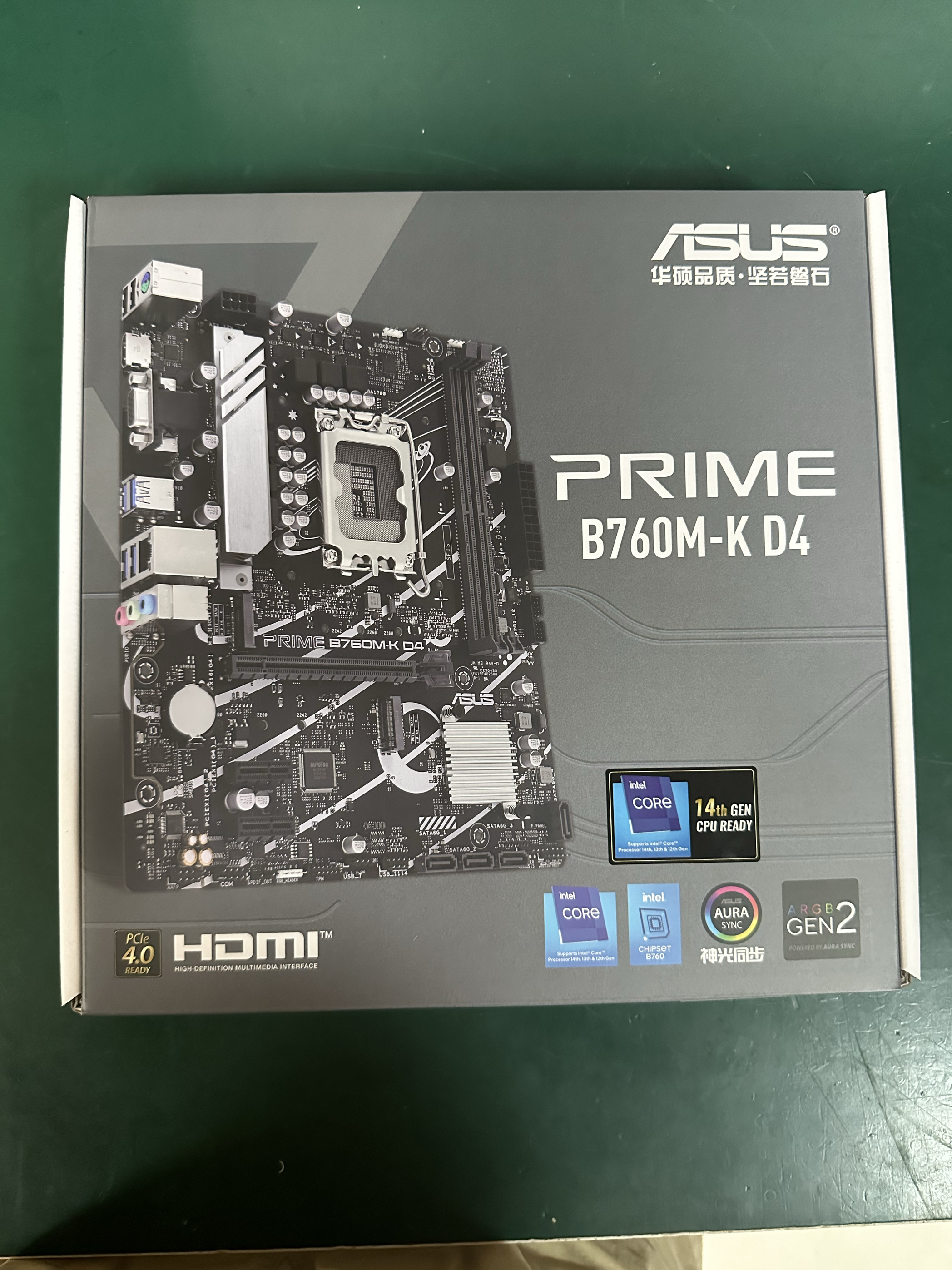 华硕主板PRIME B760M-K /F D4/D5原装正品 官方保修 支持12、13代