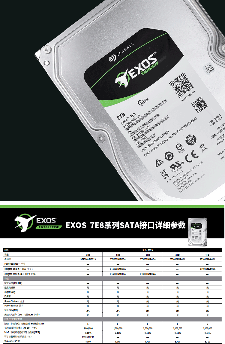 原装ST2000NM000A/00B 2T 银河企业级机械硬盘SATA-阿里巴巴