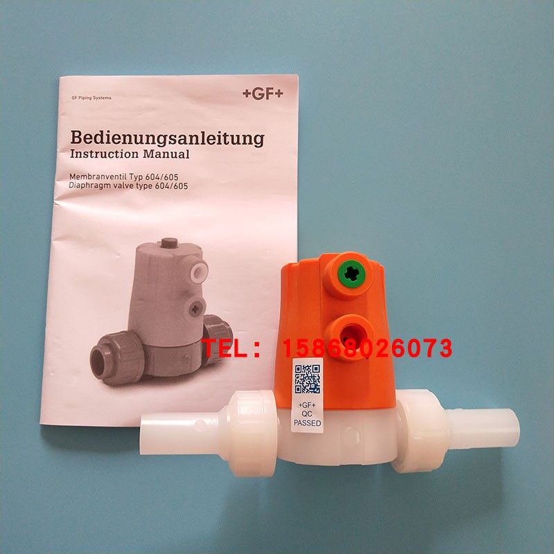 GF PVDF 對焊式 氣動隔膜閥FKM FC DN15 20MM 進口氣動閥 PN6 1/2-Taobao