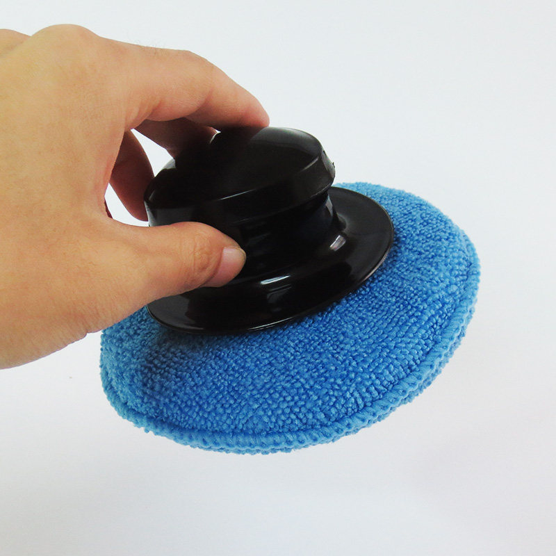 Buy Car waxing sponge with handle waxing machine wax tool supplies ...