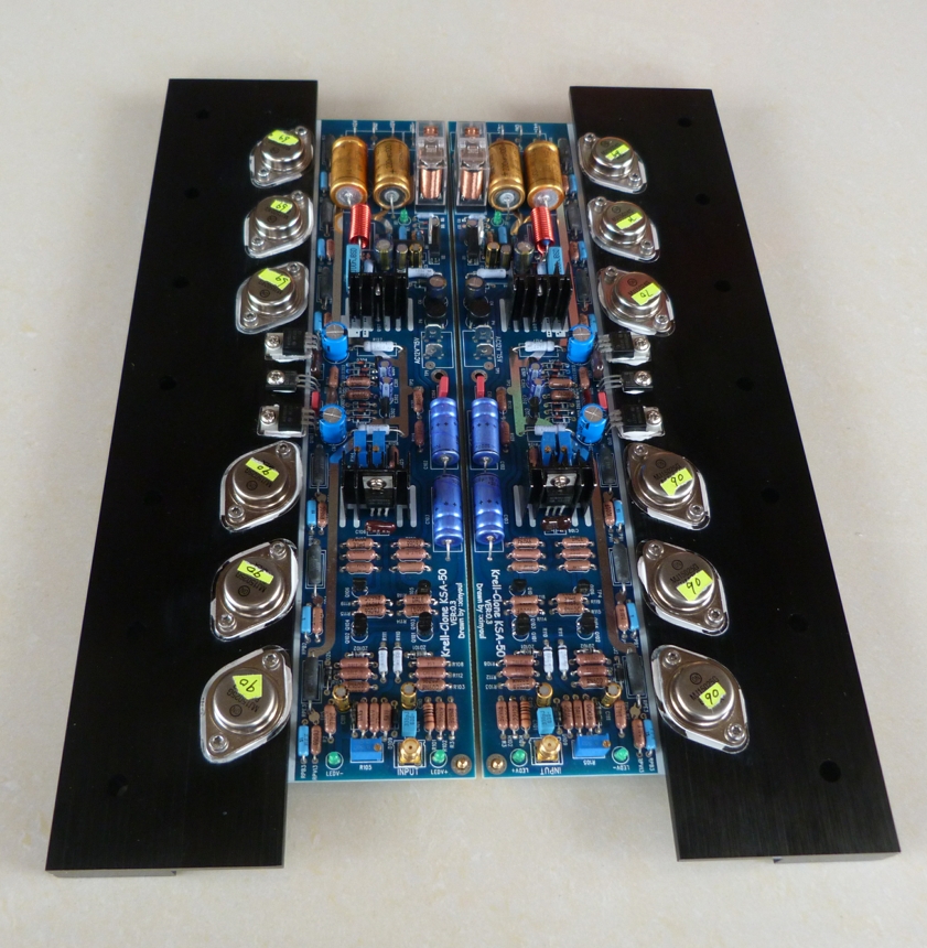 [USD 289.14] Krell Kew KSA50 Class A amplifier board Gold seal plate Plastic seal plate Class A ...