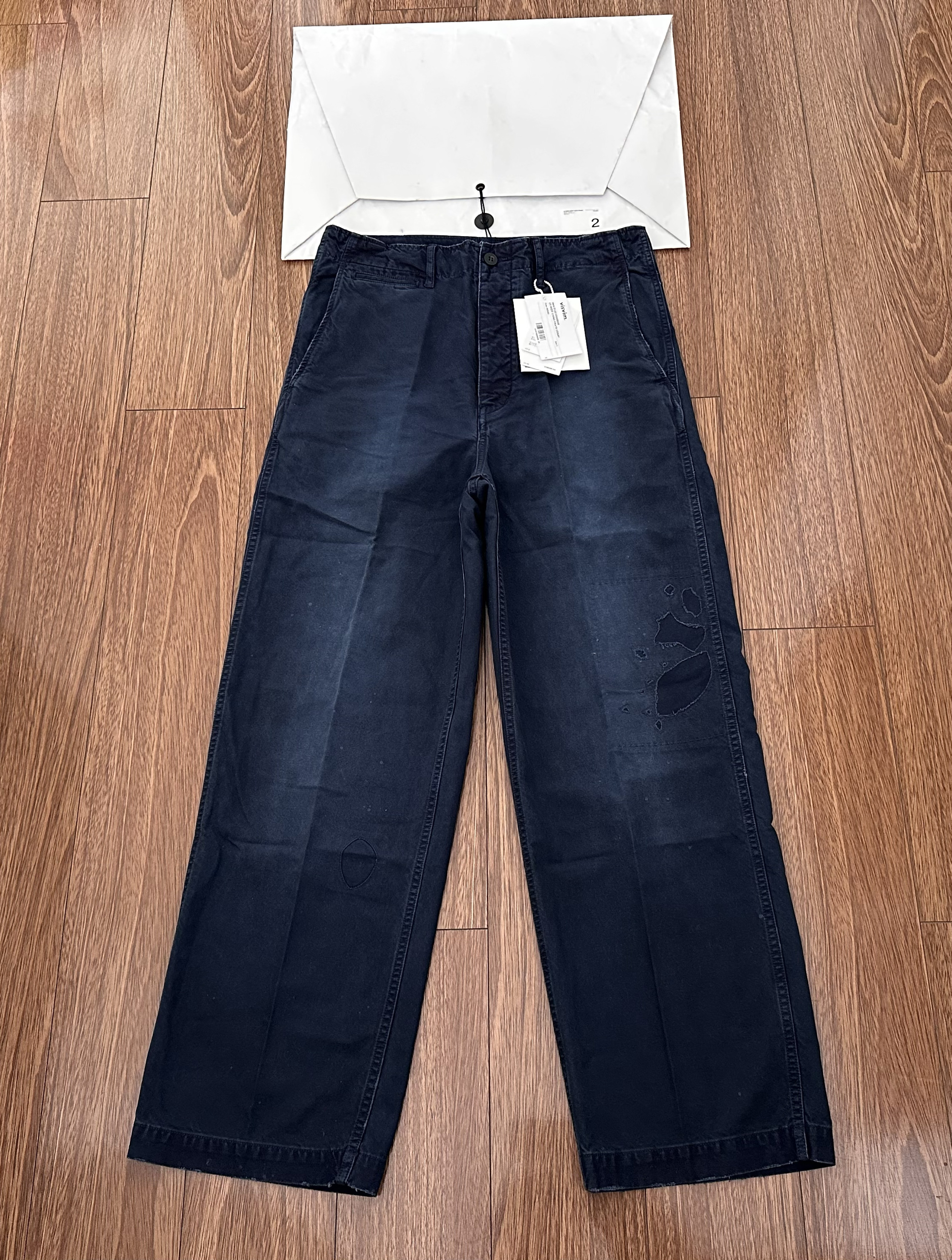 VISVIM ICT SOCIAL SCULPTURE 01 CMYK BLK DMGD 水洗破坏牛仔裤 VISVIM ICT SOCIAL SCULPTURE 01 CMYK BLK DMGD 水洗破坏牛仔裤