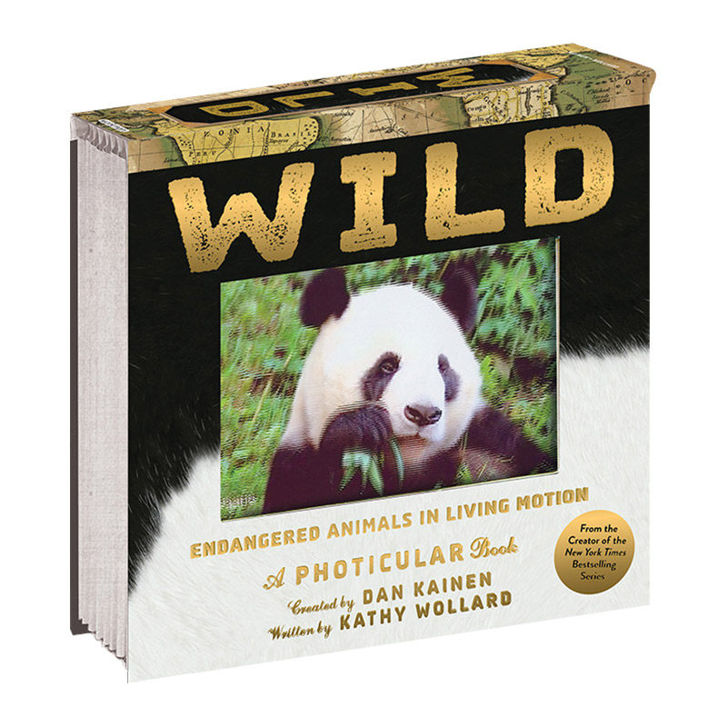🌟超萌来袭！Wild A Photicular Book 英文版：让宝宝爱上动物世界的3D立体动画书📚🌈-自然科学类原版书-淘宝好物网