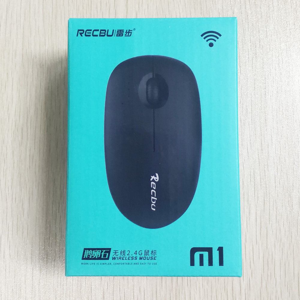 雷步M1/2/3 M5静音2.4G无线商务办公鼠标10米光电超薄官方 电池