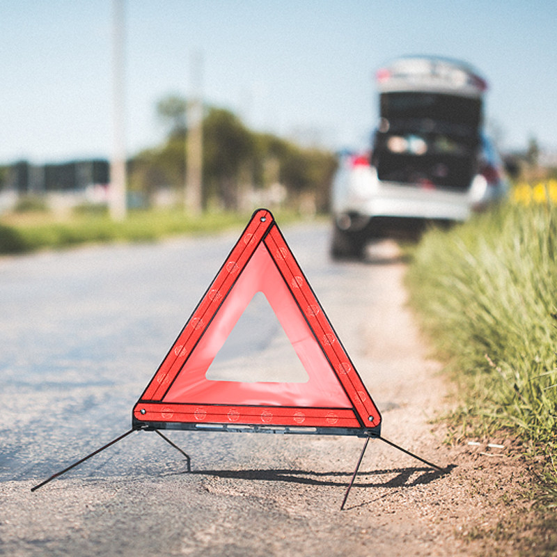 [USD 11.47] Vehicle Tripod Warning Plate Vehicle Triangle Reflective ...