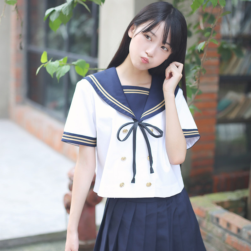 [USD 29.86] Japanese sailor uniform female student uniform class ...