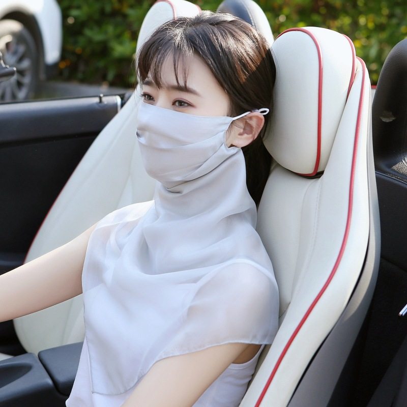 What's so special about this sun-protective face mask scarf veil combo ...
