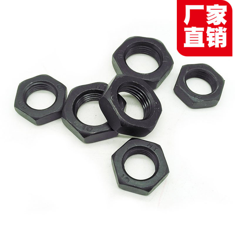 10.9 grade fine tooth thin nut GB6173 fine buckle filament flat female ...