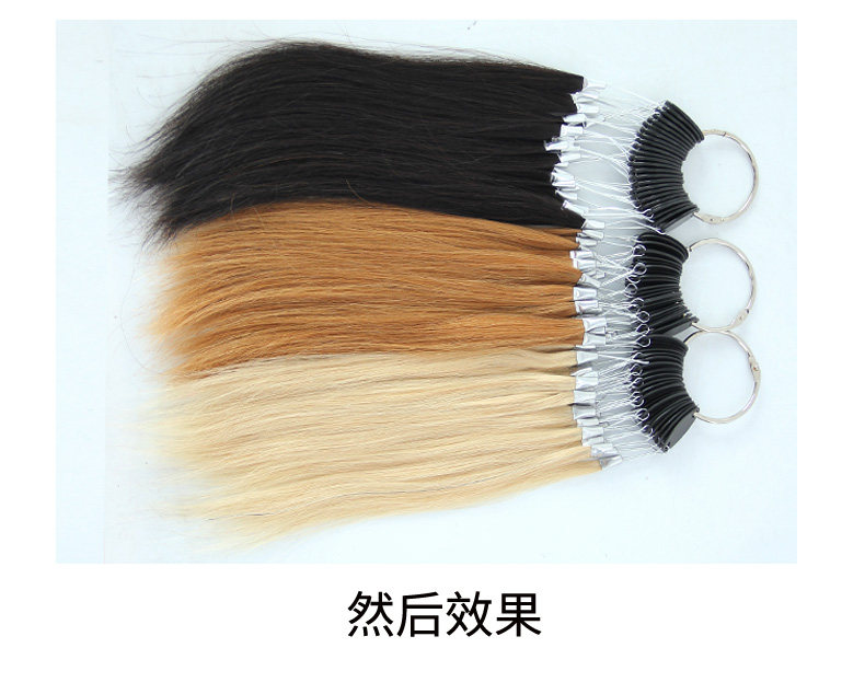 [USD 10.12] Dye waxing real hair color board hairspray hair stretching ...