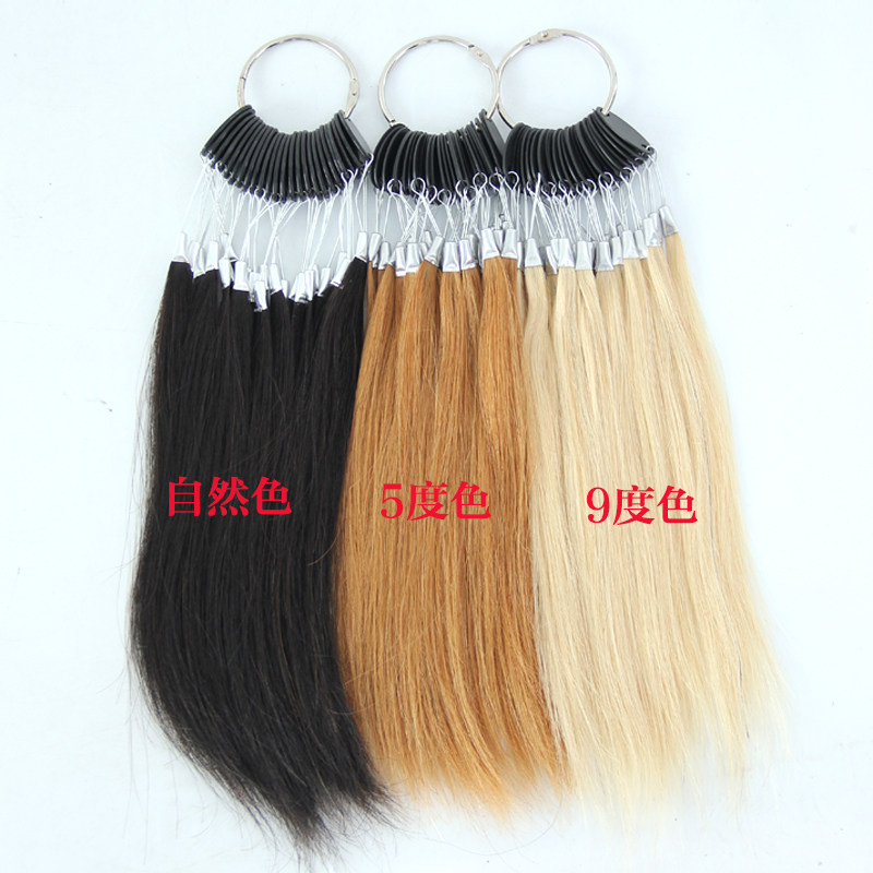 [USD 10.12] Dye waxing real hair color board hairspray hair stretching ...