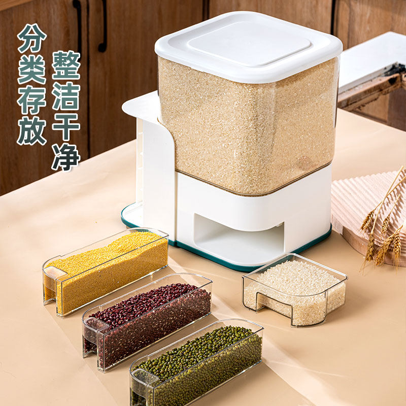 [USD 38.70] Rice barrels inhalation barrels Home sealed barrel flour ...