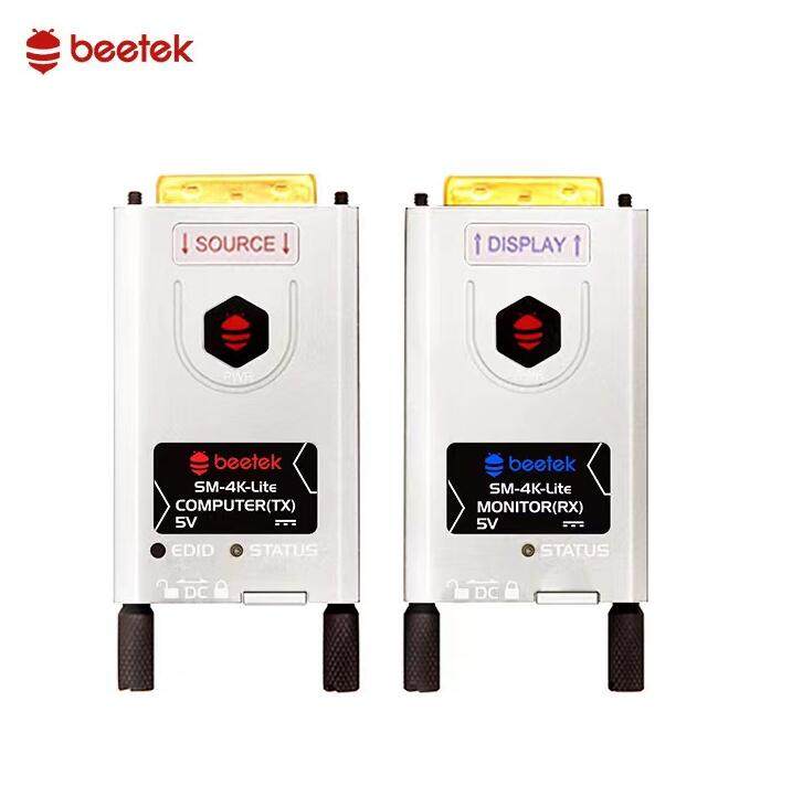 小蜜蜂BEETEK 4kline光纤收发器 DVI收发器