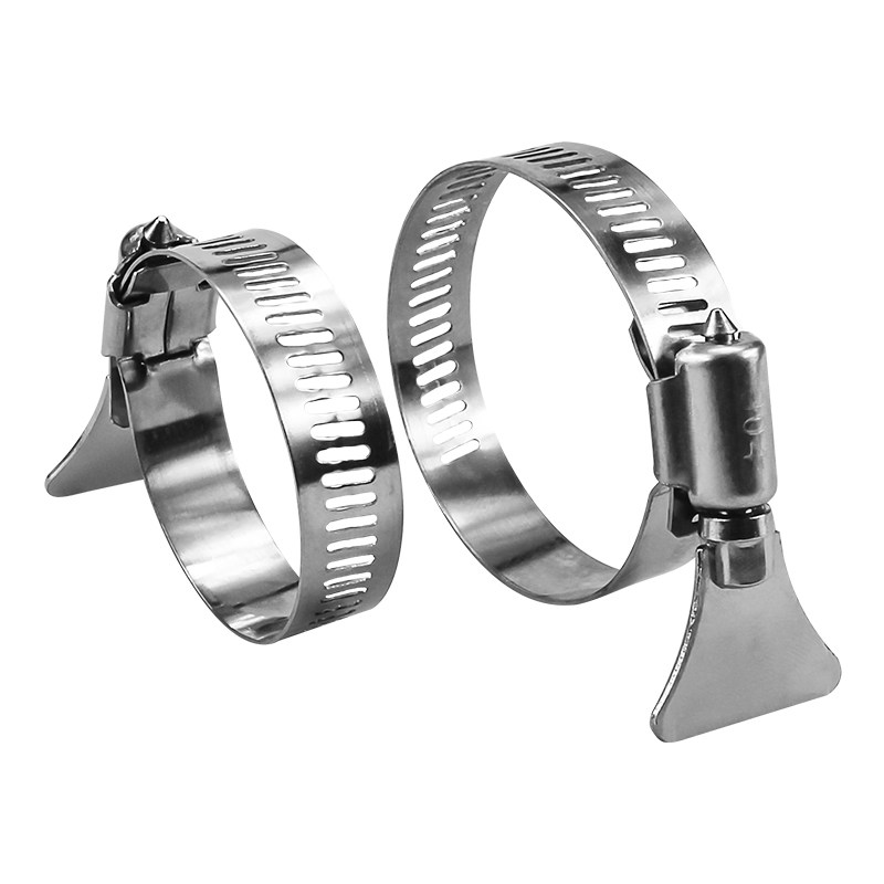 [USD 4.30] 304 Stainless Steel Throat Clamp US With Handle Clamp Pipe ...