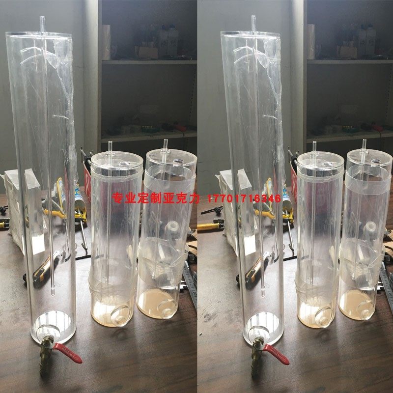 Transparent acrylic experiment Ma's bottle organic glass soil column ...