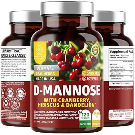 Number One Nutrition N1N Premium D Mannose with Cranberry