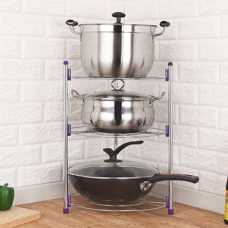 Pot rack kitchen rack supplies pot storage rack pot rack multilayer ...