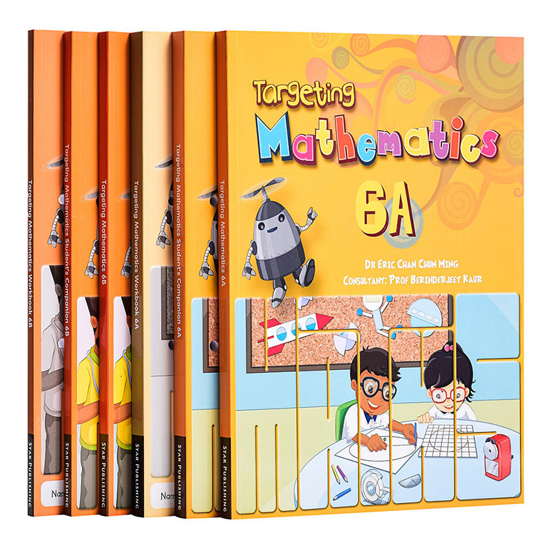 🎓揭秘新加坡数学的秘密武器！Targeting Mathematics 6A&6B 让孩子爱上数学🚀-进口教材/考试类/工具书类原版书-淘宝好物网