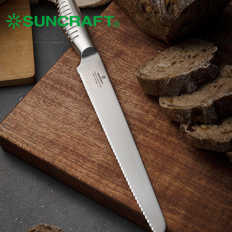 Купить Suncraft иморт из японии хлеб нож нержавеющей стали пилообразный
