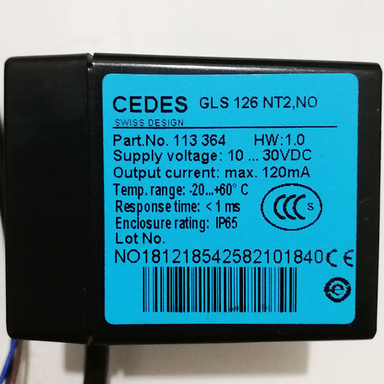 [USD 30.45] West Asia elevator stratospheric sensor CEDES GLS126 NT2 NO NC Swiss ...