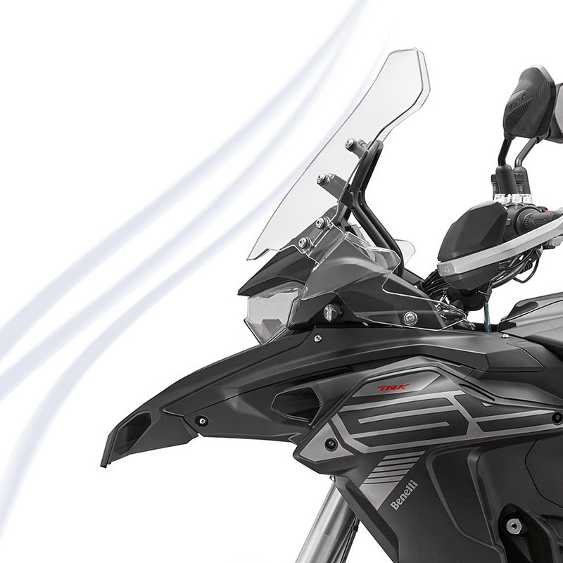 摩托车改装新潮流！贝纳利TRK552/552X专属加高透明风挡，骑行更安全更舒适！-摩托车前挡风-淘宝好物网