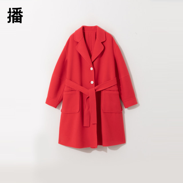 Broadcasting winter new simplicity, loose casual temperament, waist ...