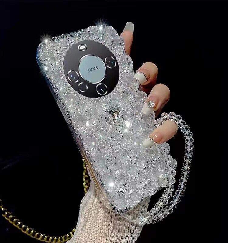 💎华为Mate60 Pro+遇见奢华之美：MT50E水钻少女新款手机壳，让你的手机成为焦点！💄📸-手机保护套/壳-淘宝好物网